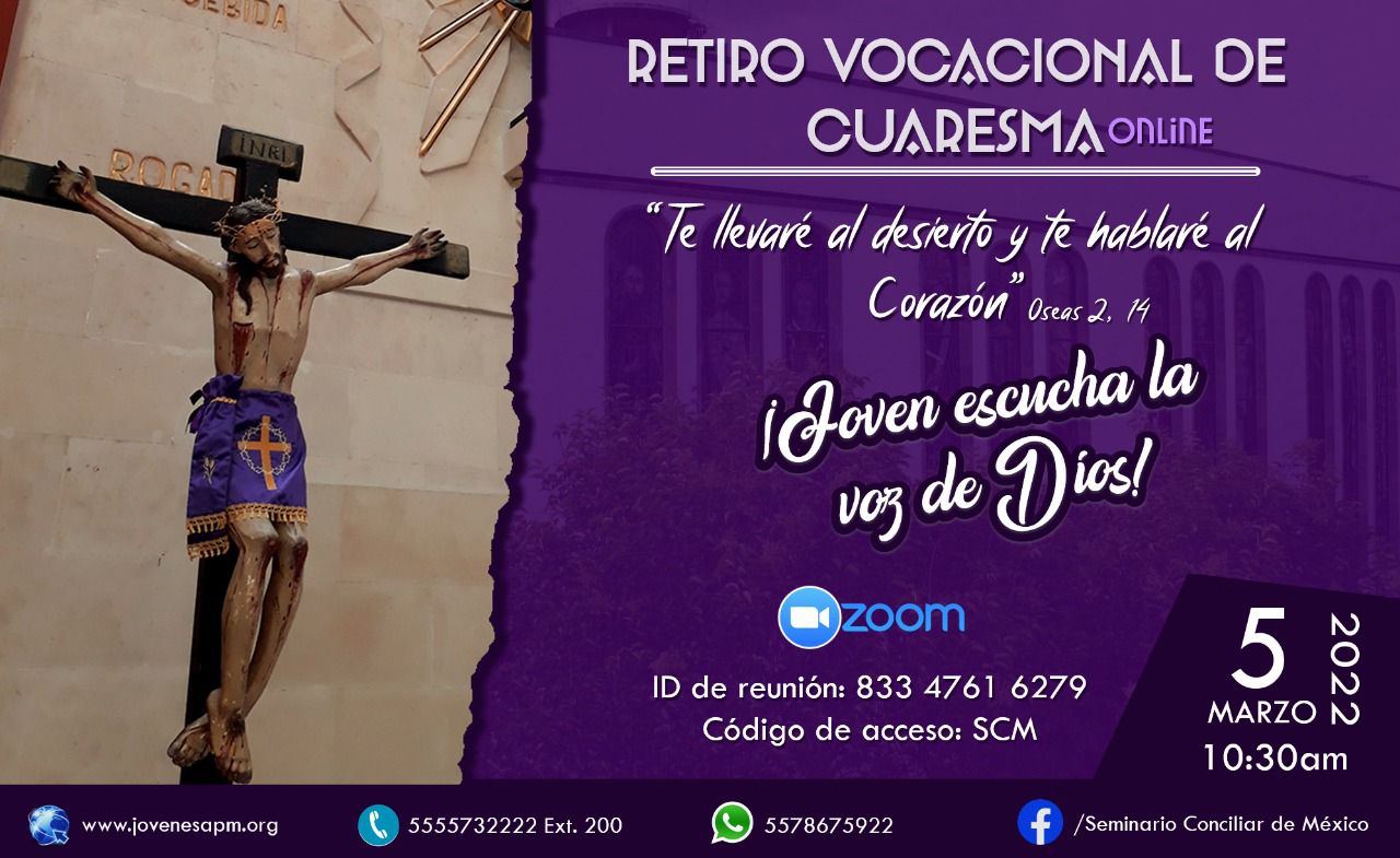 Retiro Vocacional de Cuaresma - Pastoral Juvenil Vocacional APM