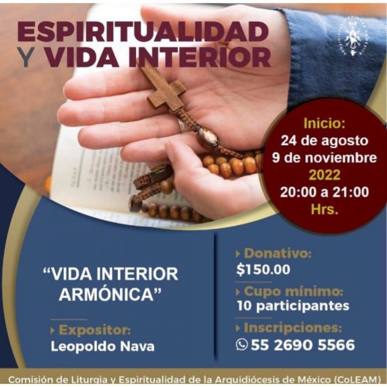 Taller Espiritualidad y Vida Interior - Módulo Vida Interior Armónica ...